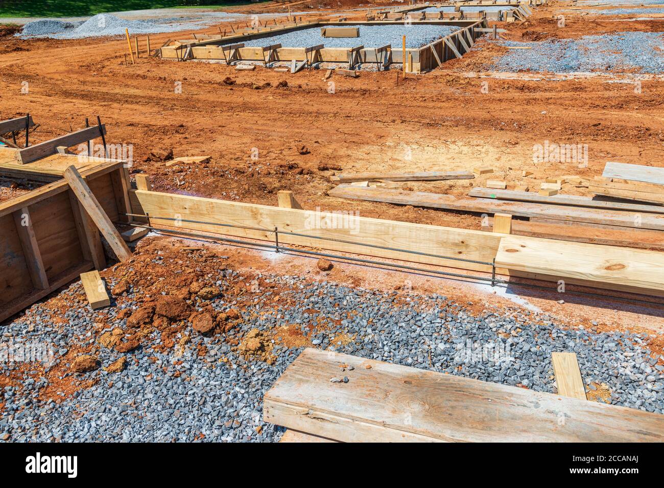 Pouring concrete building foundation mold hi-res stock photography and ...