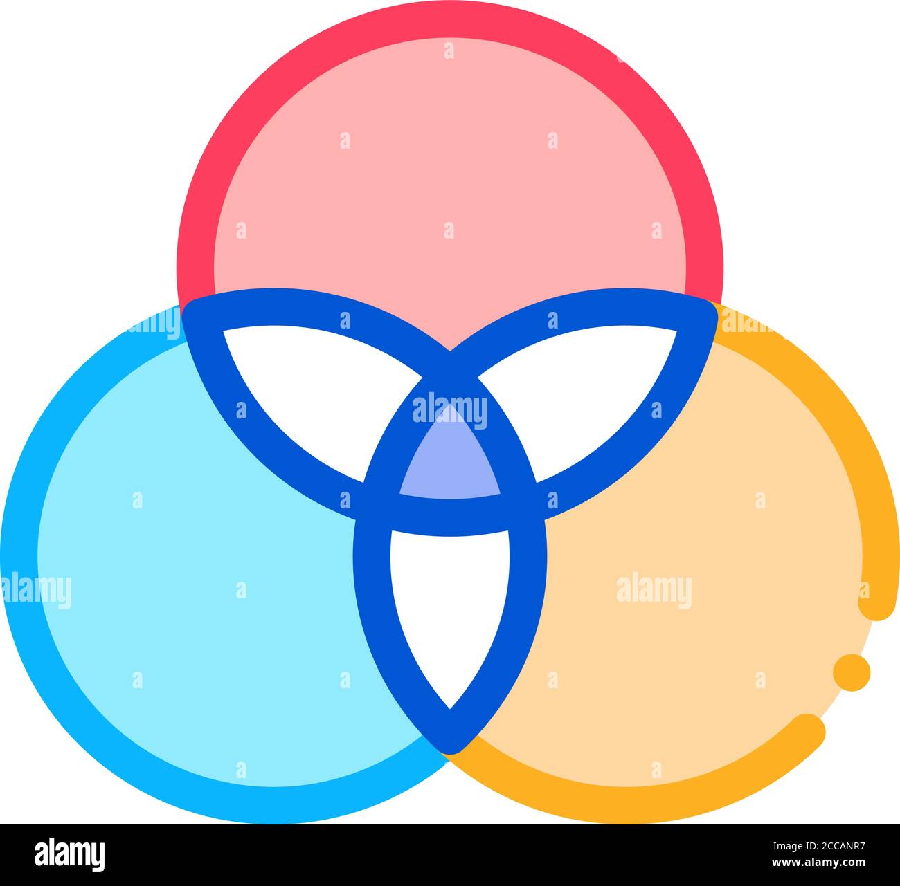 balance round figures icon vector outline illustration Stock Vector ...