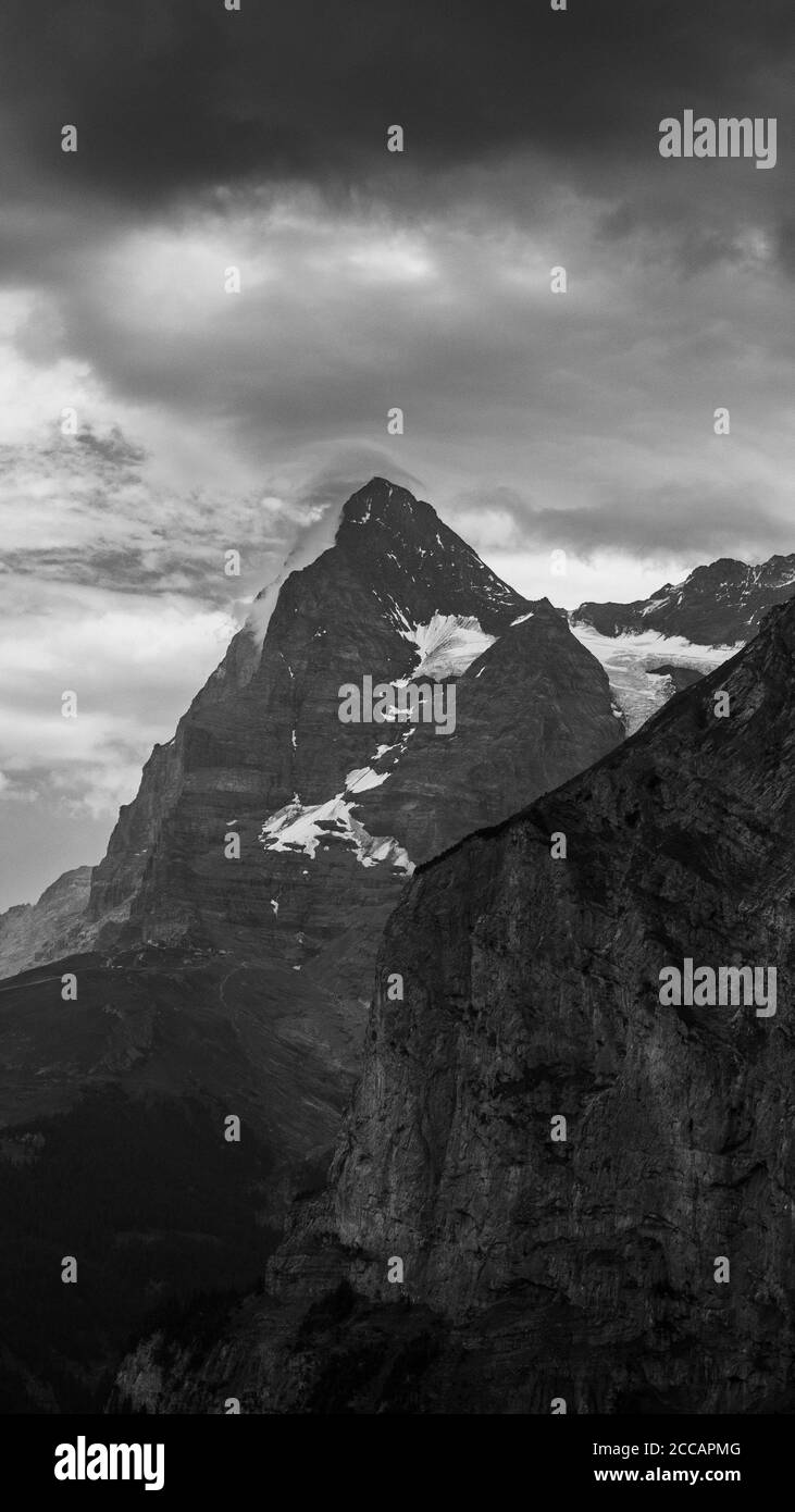 Nature of the alps Black and White Stock Photos & Images - Alamy