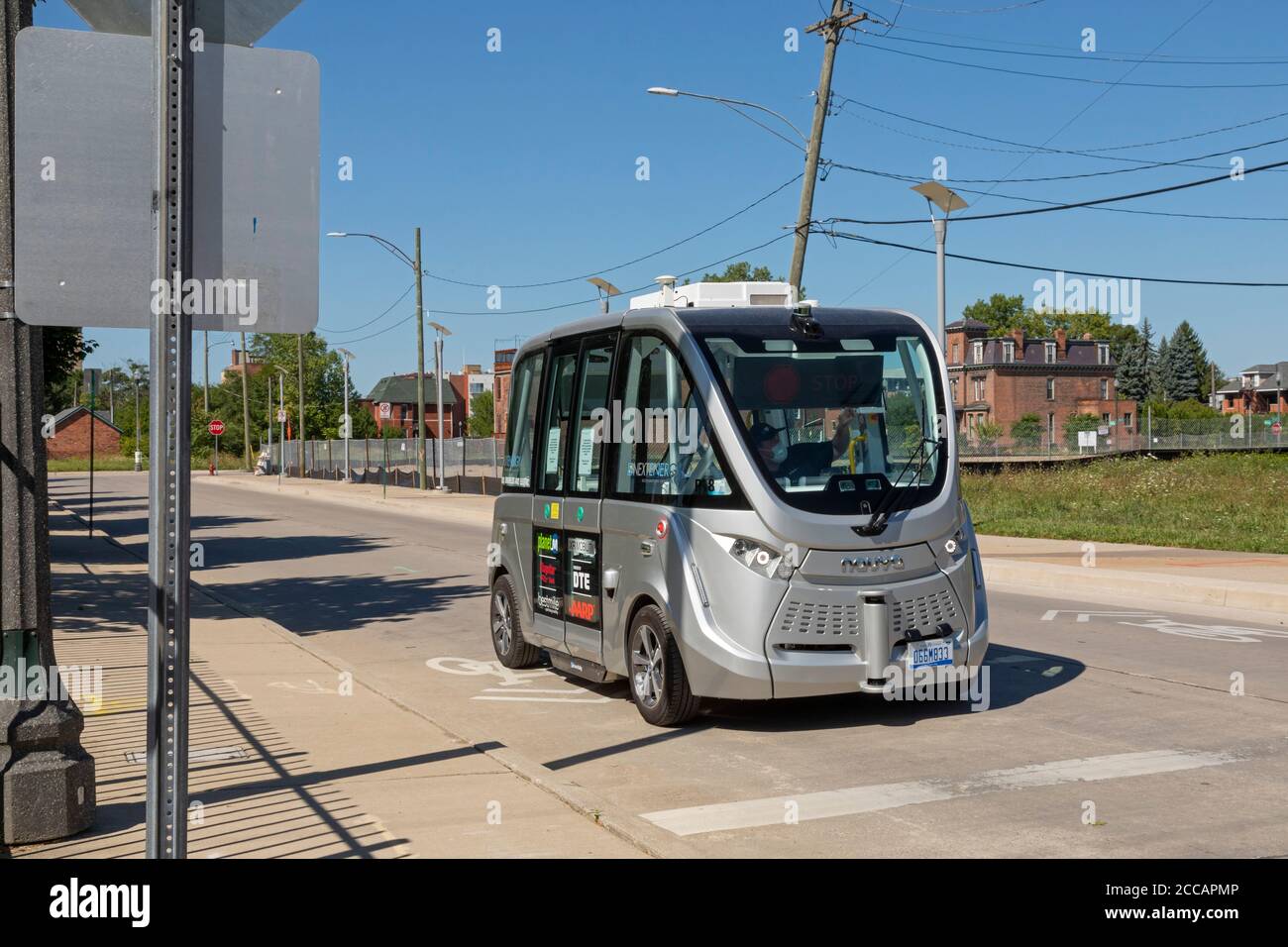 Self driving electric vehicle hi-res stock photography and images - Alamy