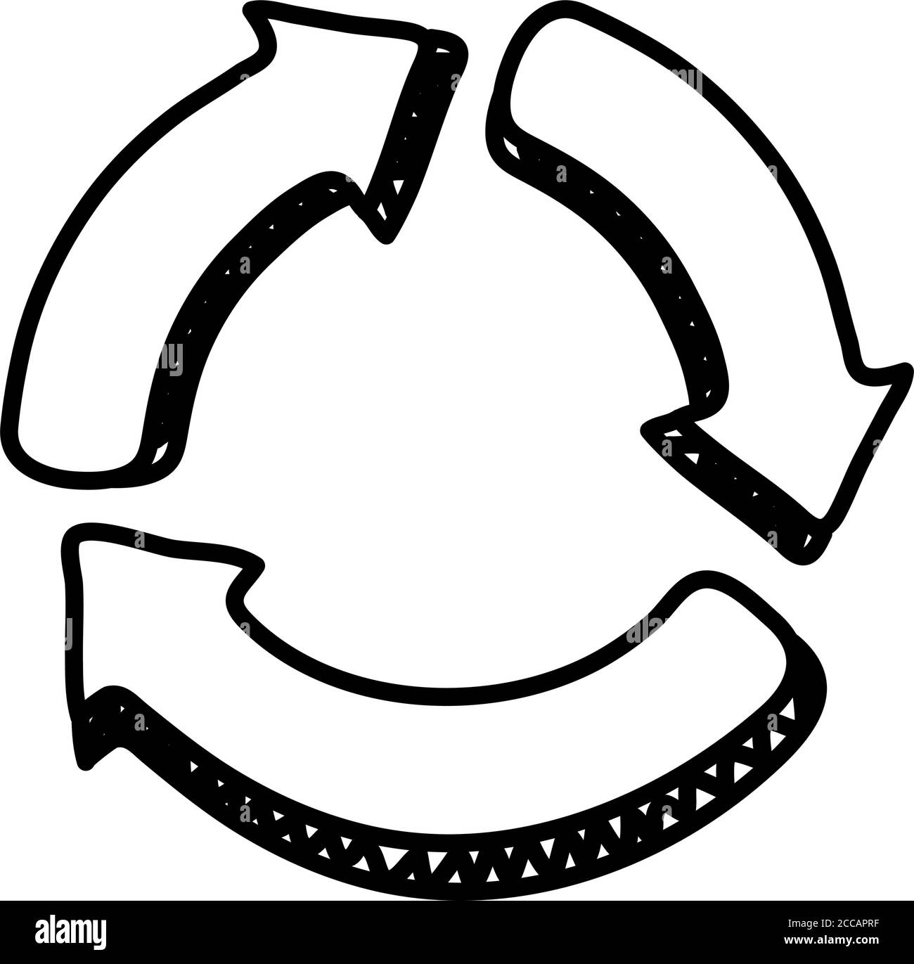 arrows around directions line style icon vector illustration design ...