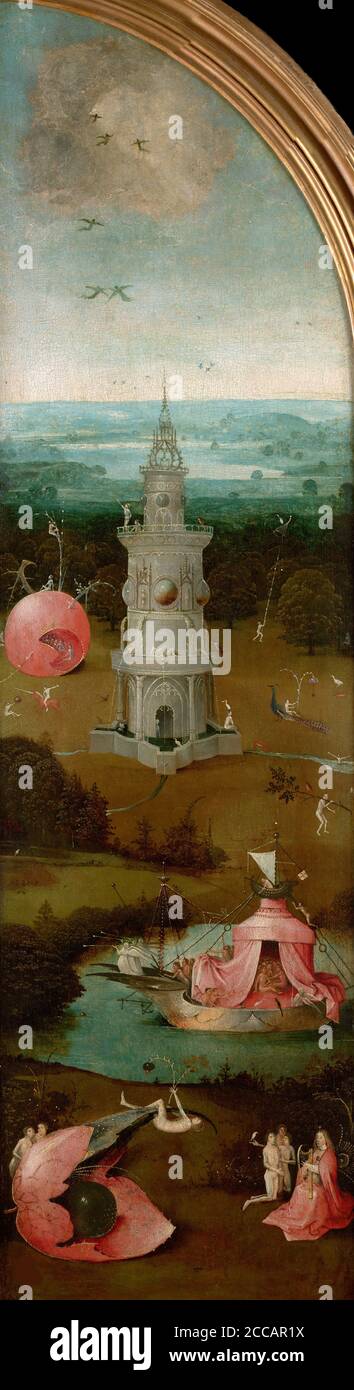 The Last Judgment (Triptych, left panel). Museum: Groeningemuseum, Bruges. Author: HIERONYMUS ...