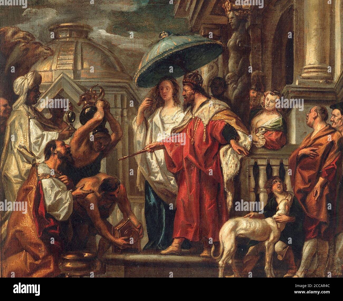 The tribute the Caliph Harun al-Rashid to Charlemagne. Museum ...