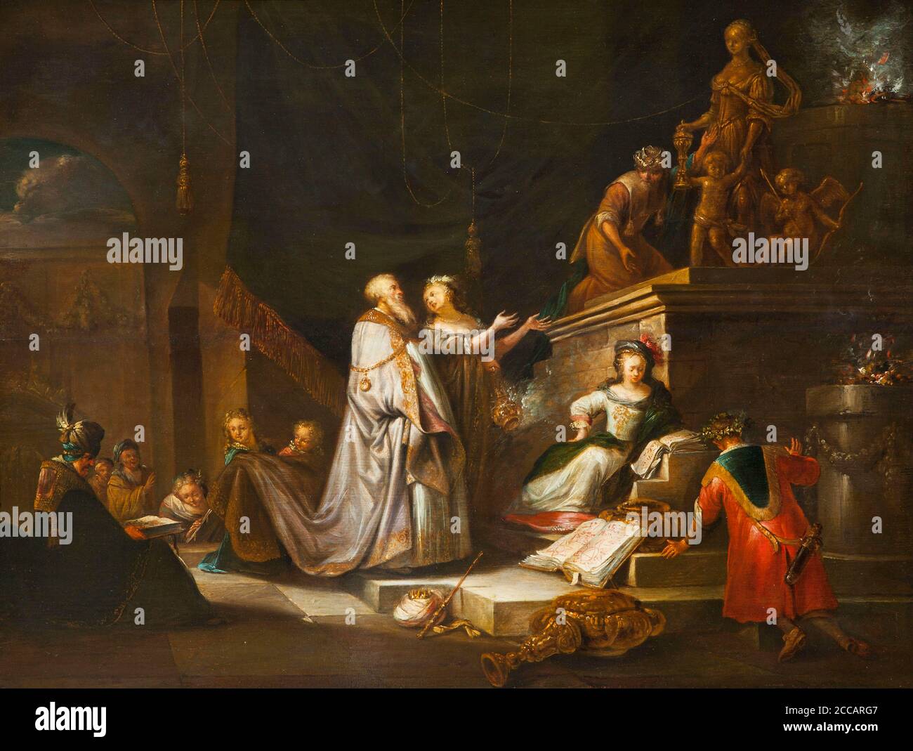 Idolatry of king solomon hi-res stock photography and images - Alamy