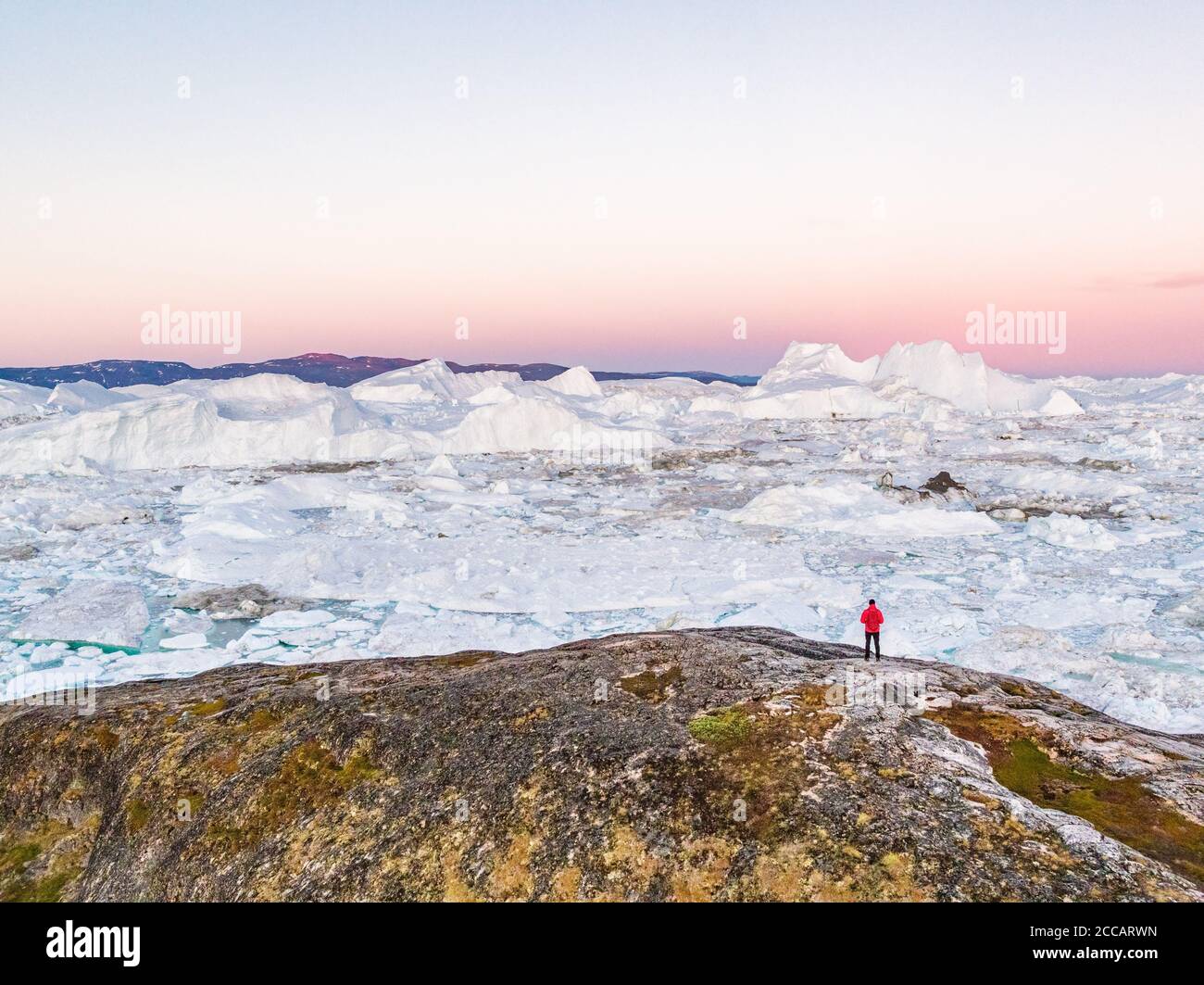 Greenland glacier trek hi-res stock photography and images - Alamy