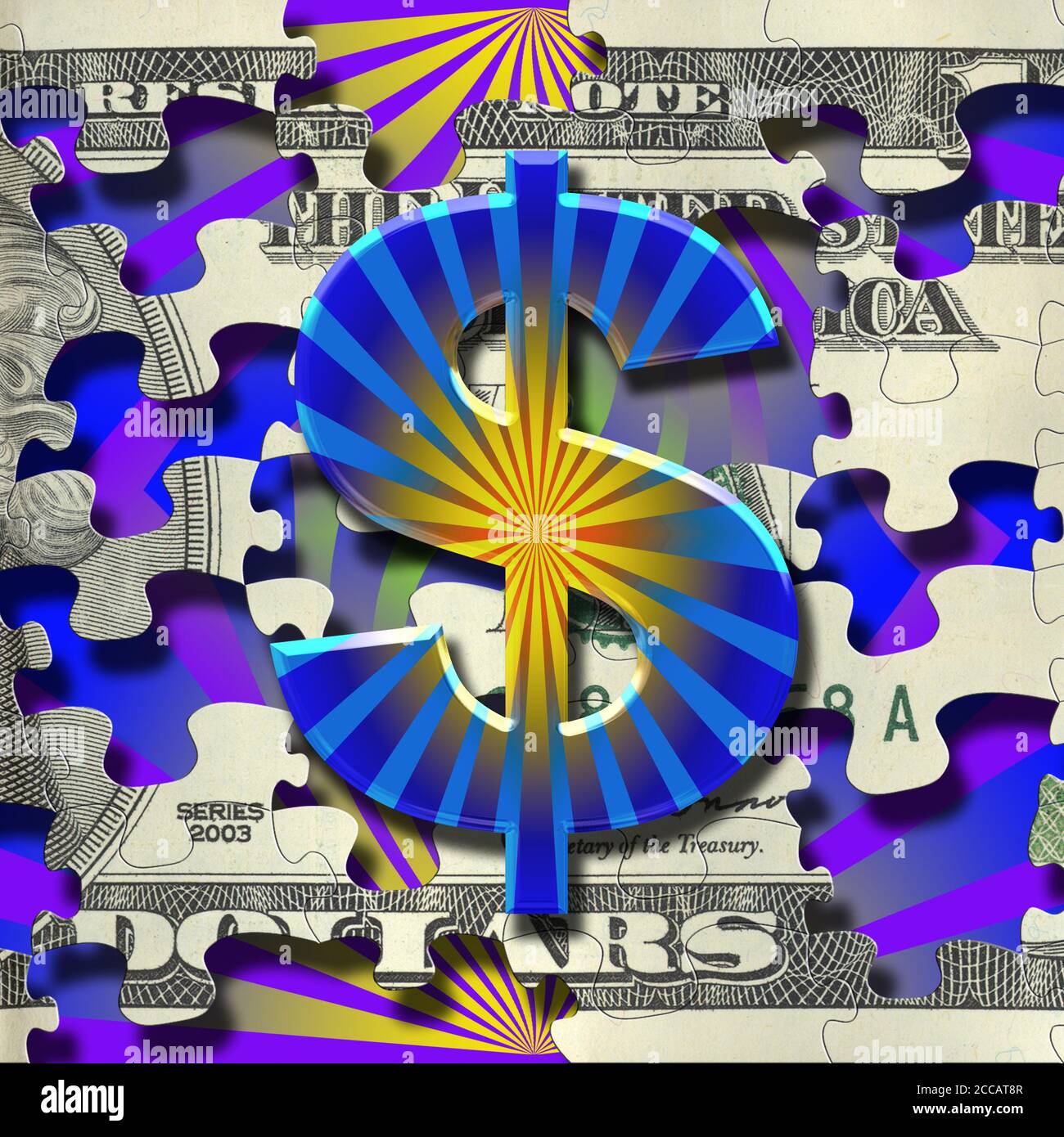 Puzzle pieces painting hi-res stock photography and images - Alamy