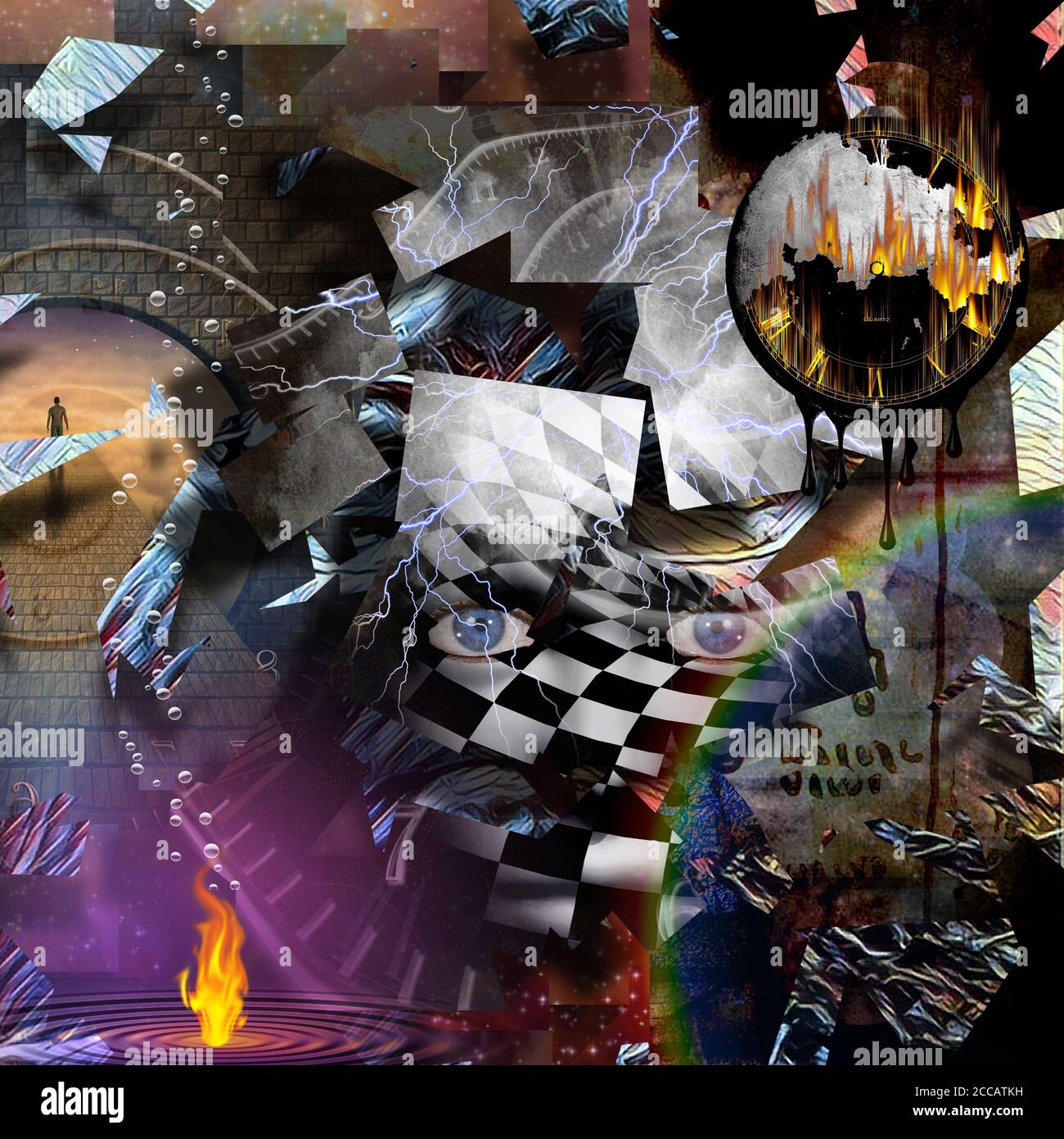 Shattered dreams illustration hi-res stock photography and images - Alamy