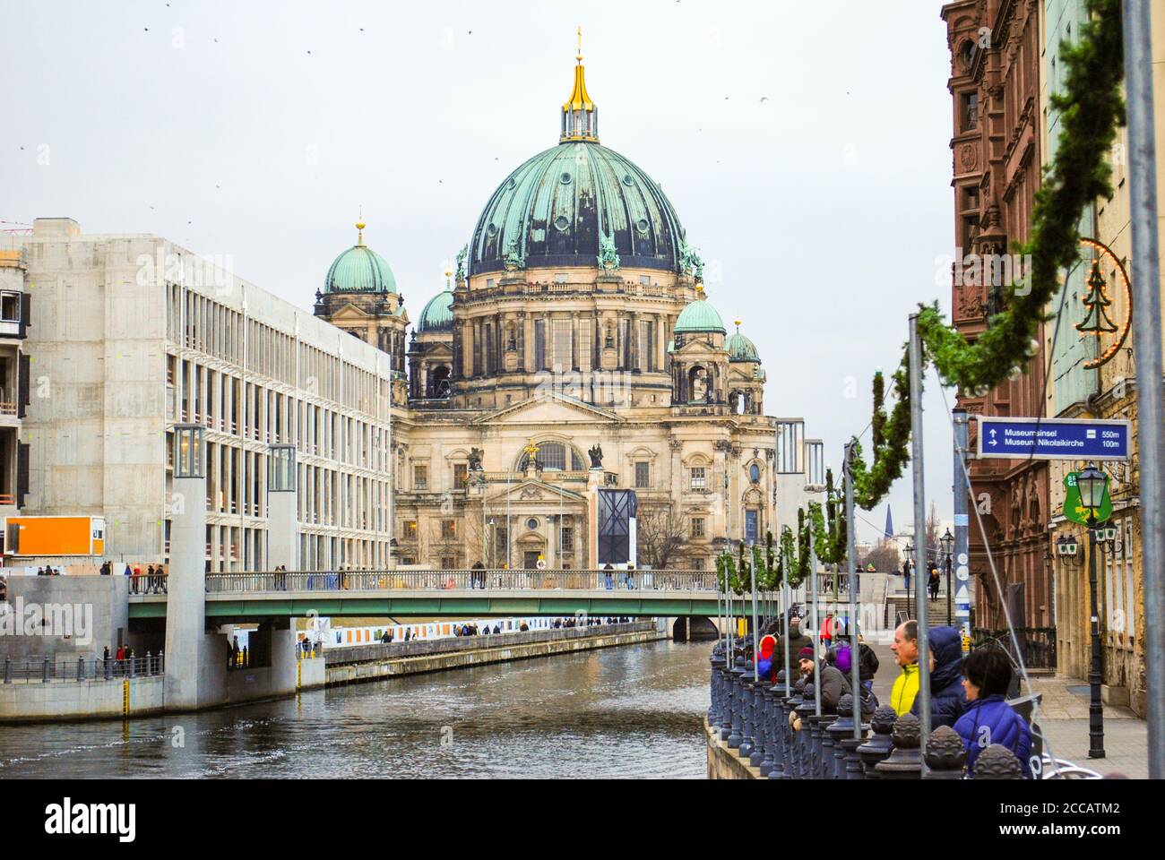 Berliner dome castle bridge hi-res stock photography and images - Alamy