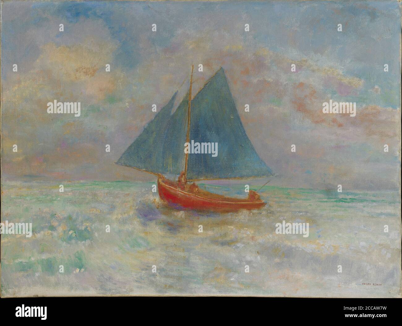 Le Bateau rouge (The Red Boat). Museum: Hahnloser-Jaeggli Stiftung ...