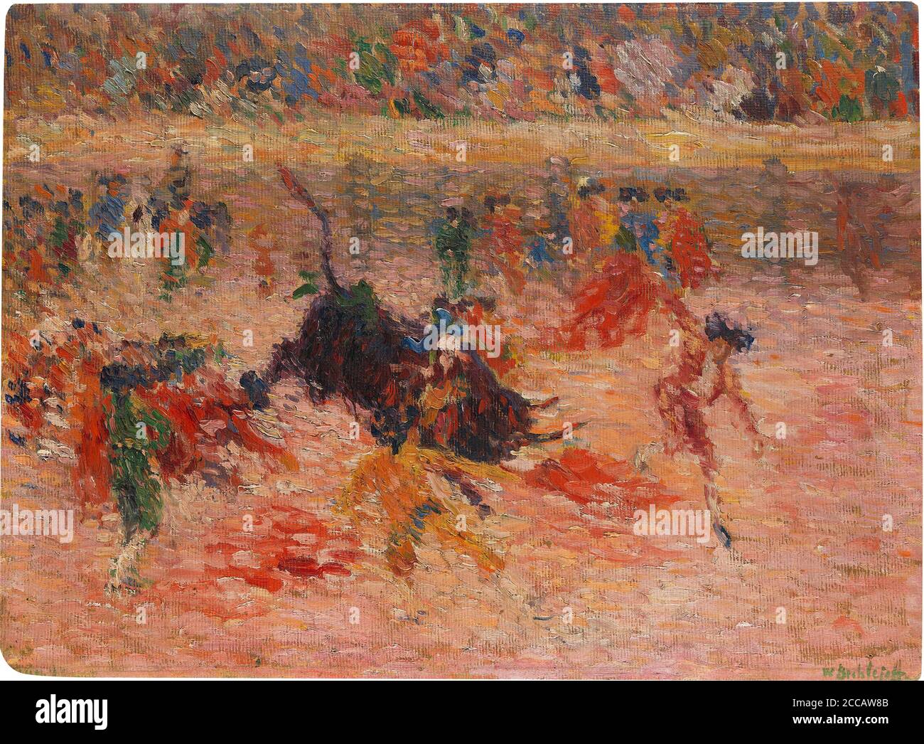 Bullfighting. Museum: PRIVATE COLLECTION. Author: Vladimir Georgyevich ...