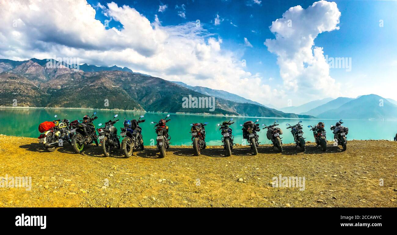 Bike road trip from Delhi to Chamba, Uttarakhand. Bike riding trip in the mountains of ...