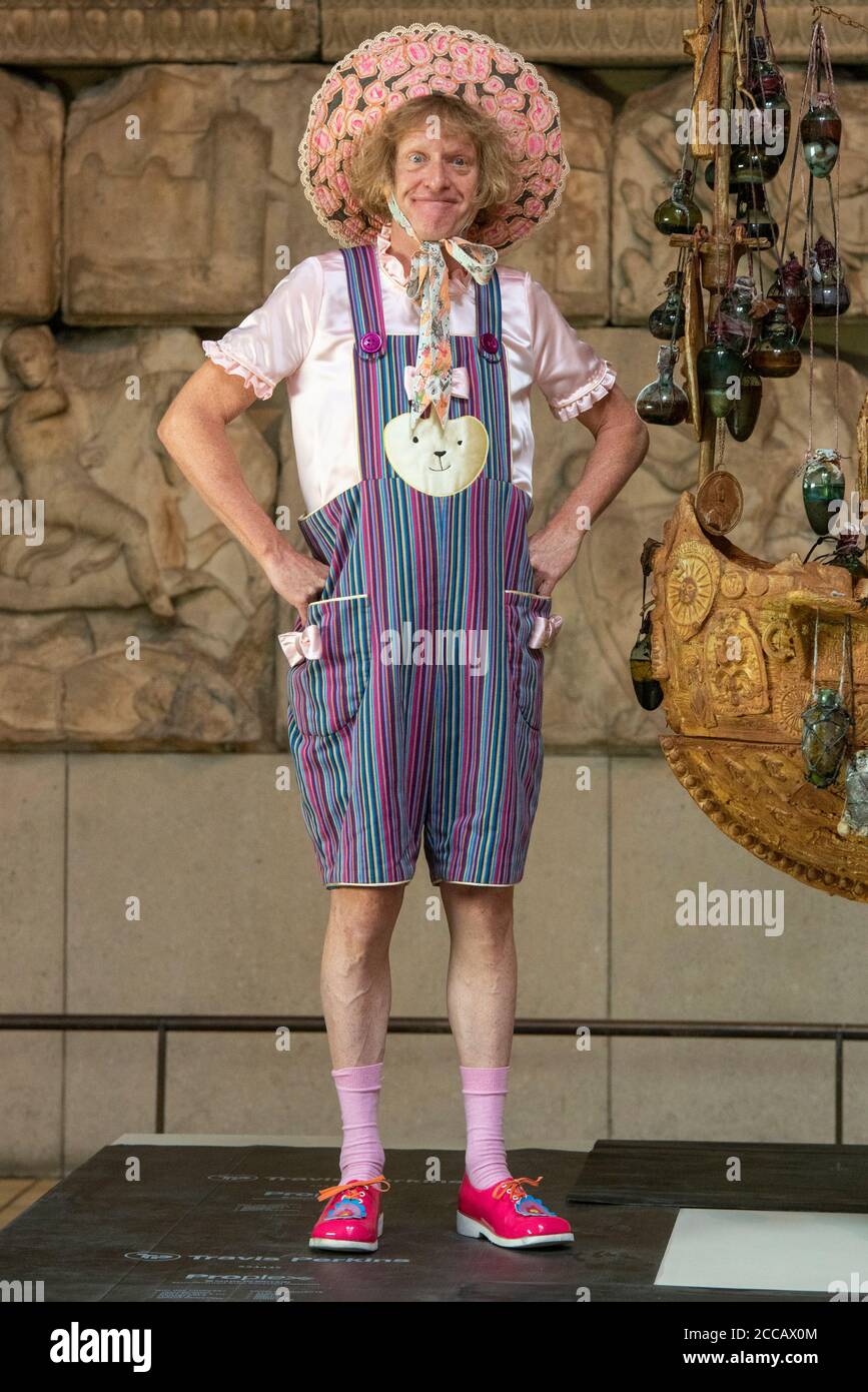 20/08/2020. London, UK. British artist Grayson Perry unveils a ...