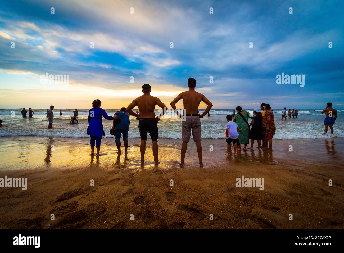 Goa, India. Landscape of Nature in India. View of a train from a train ...