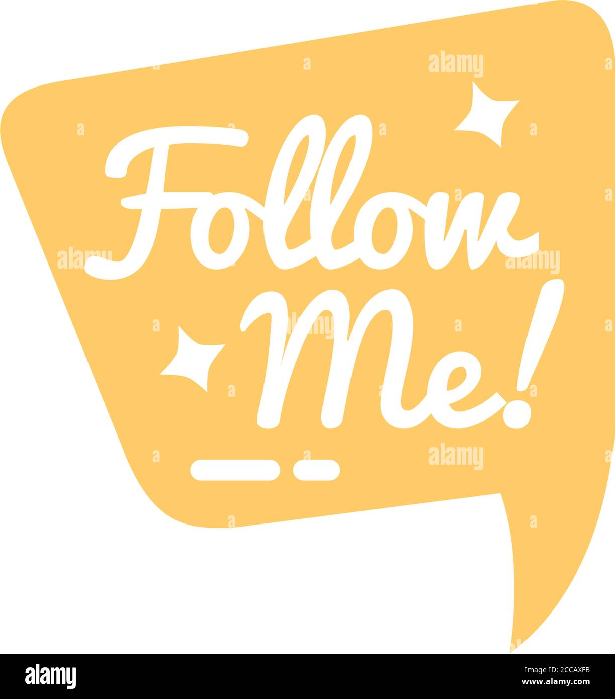 Follw me Stock Vector Images - Alamy