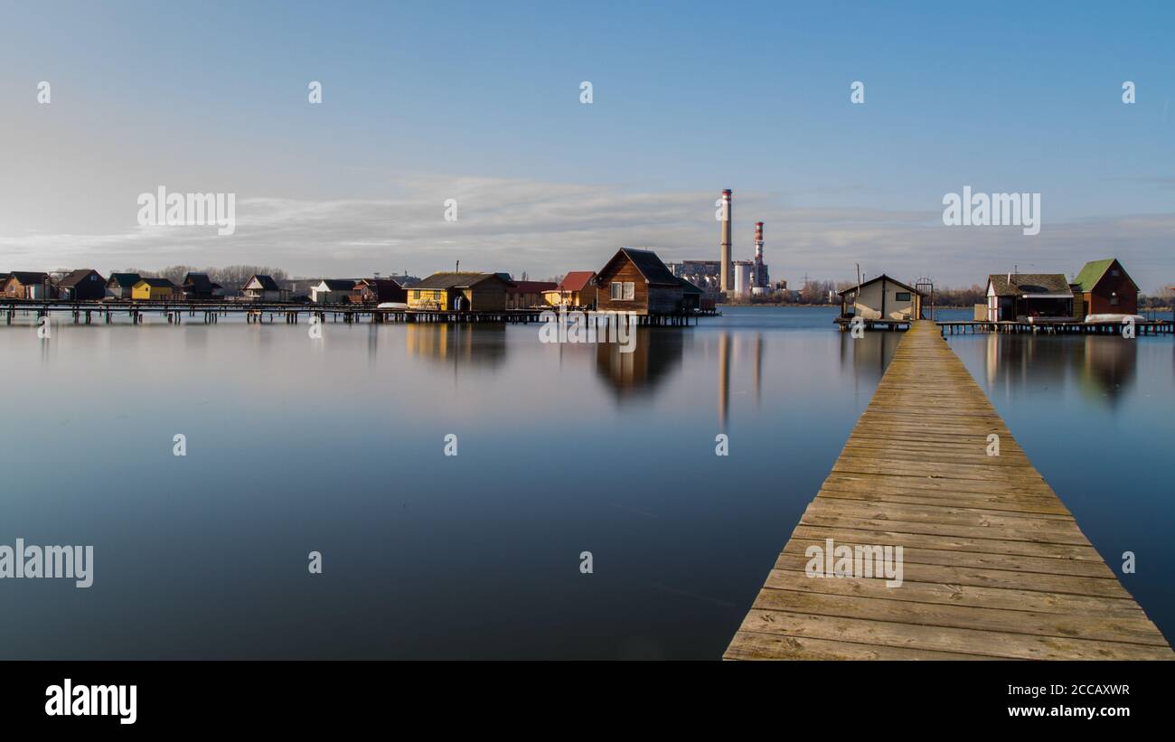 lake bokod in hungary, nice view, relaxing time Stock Photo - Alamy