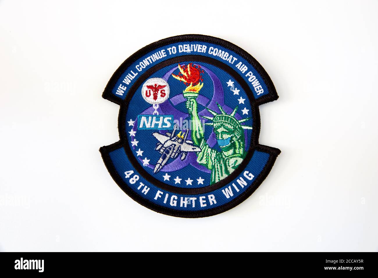 USAF 48th Fighter Wing 2020 Morale Patch Stock Photo - Alamy