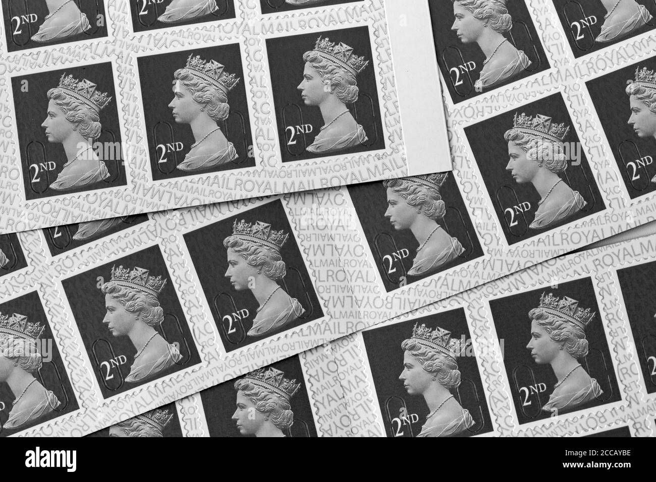 new-royal-mail-stamps-black-and-white-stock-photos-images-alamy