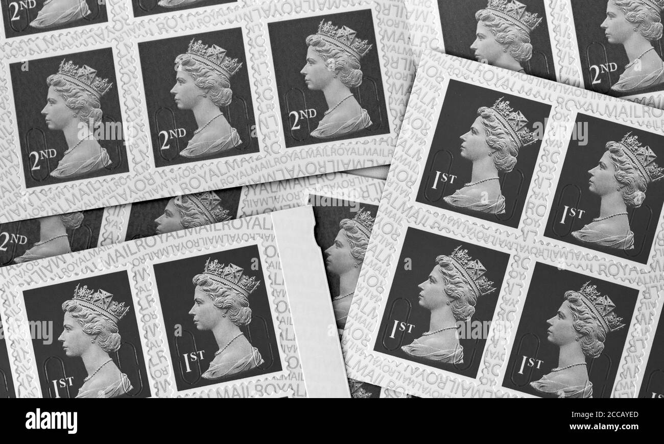 1st class stamps Black and White Stock Photos & Images - Alamy