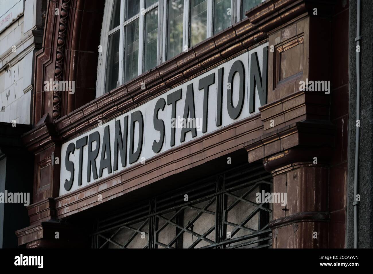 Abandoned underground london strand hi-res stock photography and images ...