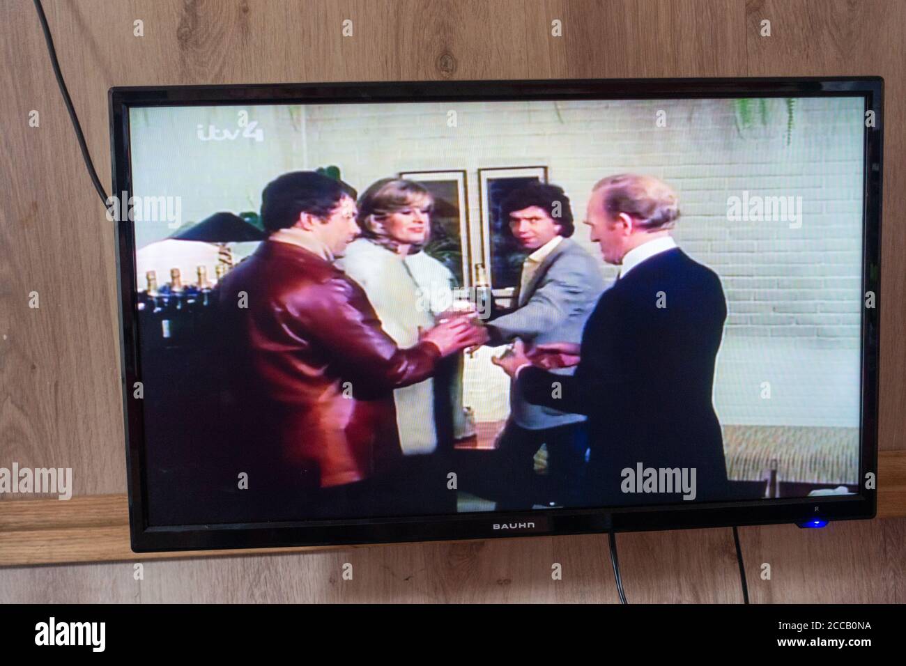 screengrab of 1977 TV Drama The Professional on TV Monitor Stock Photo ...
