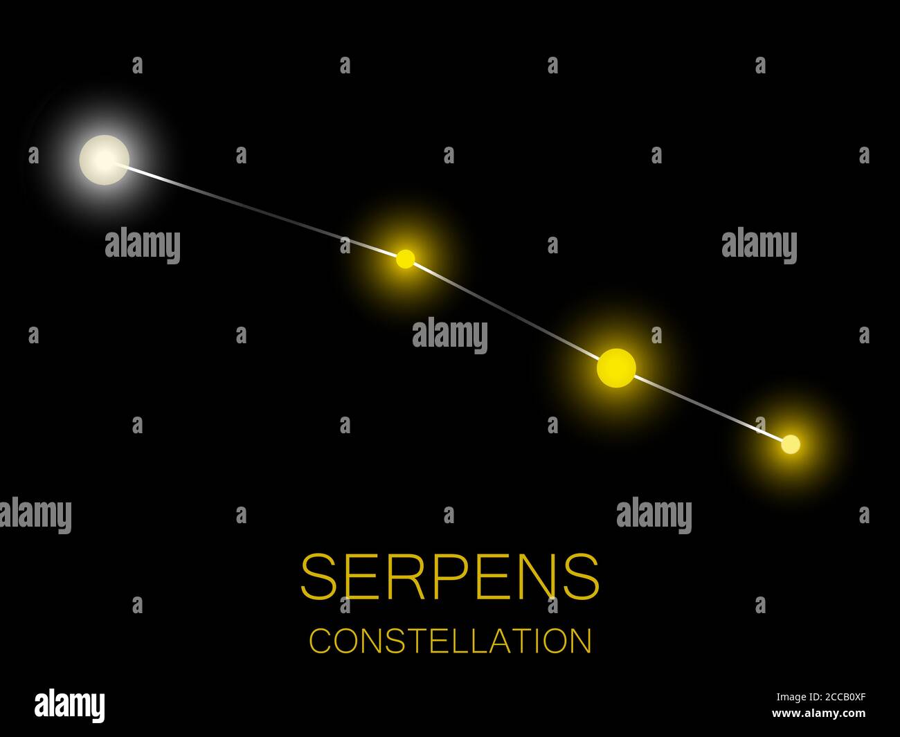 Serpens constellation hi-res stock photography and images - Alamy