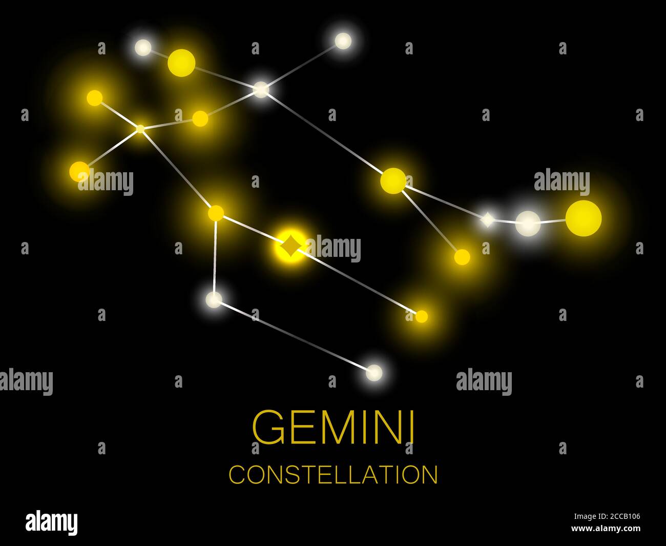 Gemini constellation hi-res stock photography and images - Alamy
