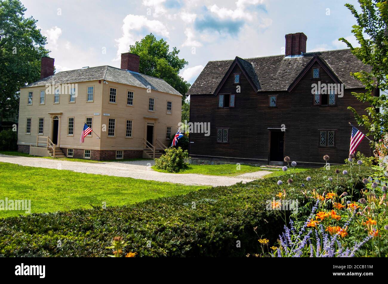 PORTSMOUTH, NH - JULY 30, 2008: The historic Strawbery Banke Museum ...