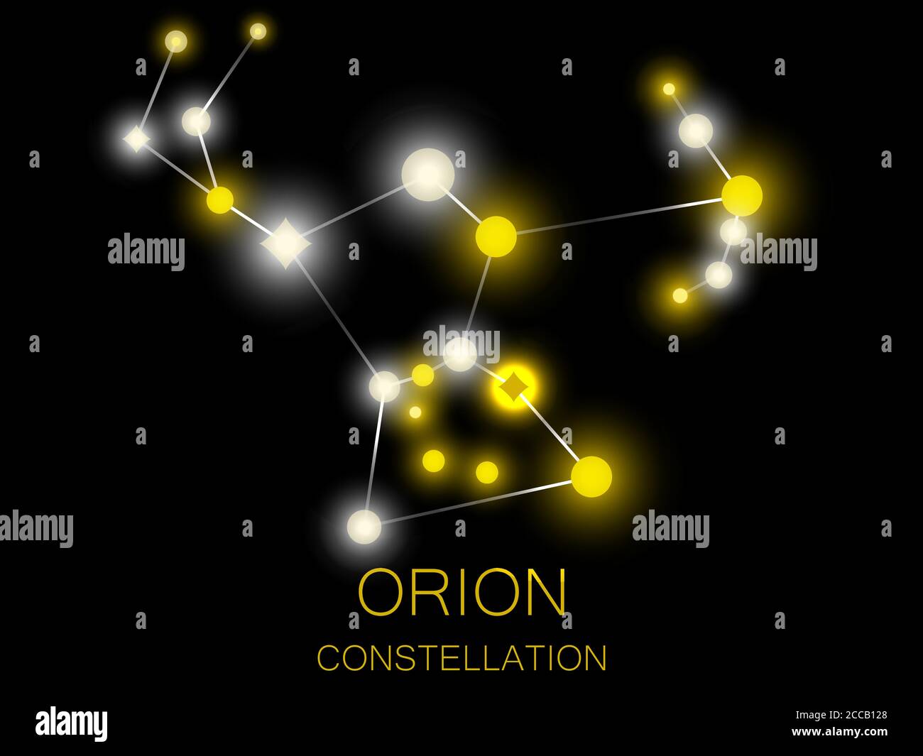 Orion Constellation Illustration High Resolution Stock Photography and ...