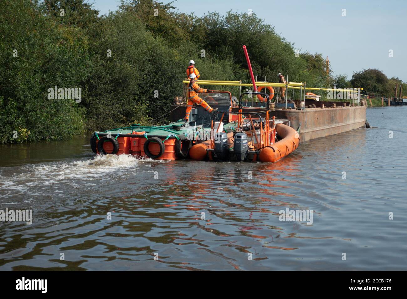 Canal Barge Push Boats