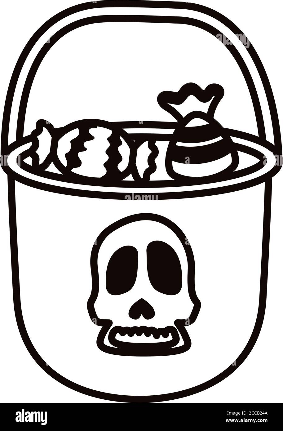 Candy pot Stock Vector Images - Alamy