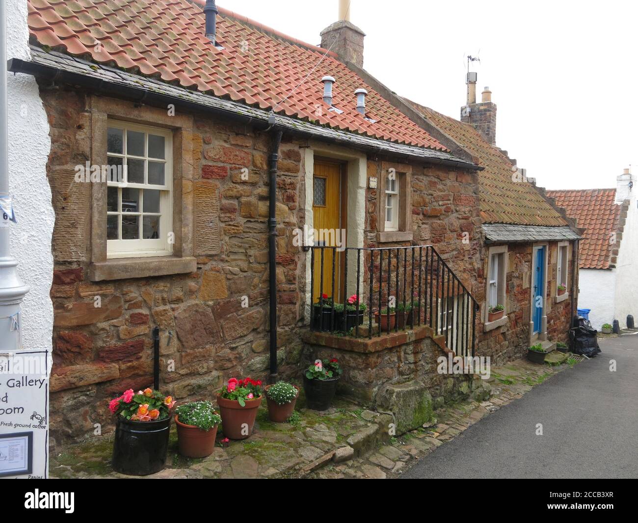 Two colourful and picturesque fishermen's cottages in the quaint ...