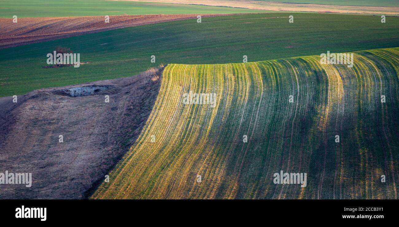 Rural landscape of Turiec region in northern Slovakia Stock Photo - Alamy