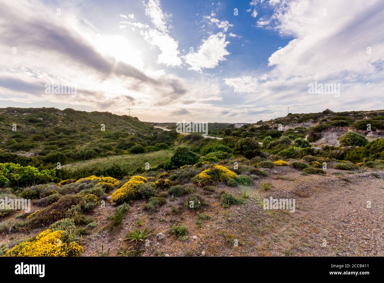 Rhodes landscape hi-res stock photography and images - Alamy