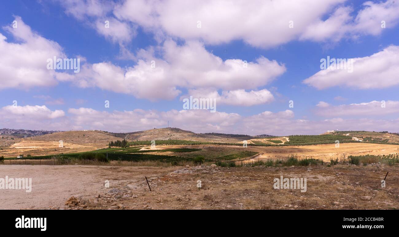 Biblical Samaria landscapes travel of Israel tourism Stock Photo - Alamy