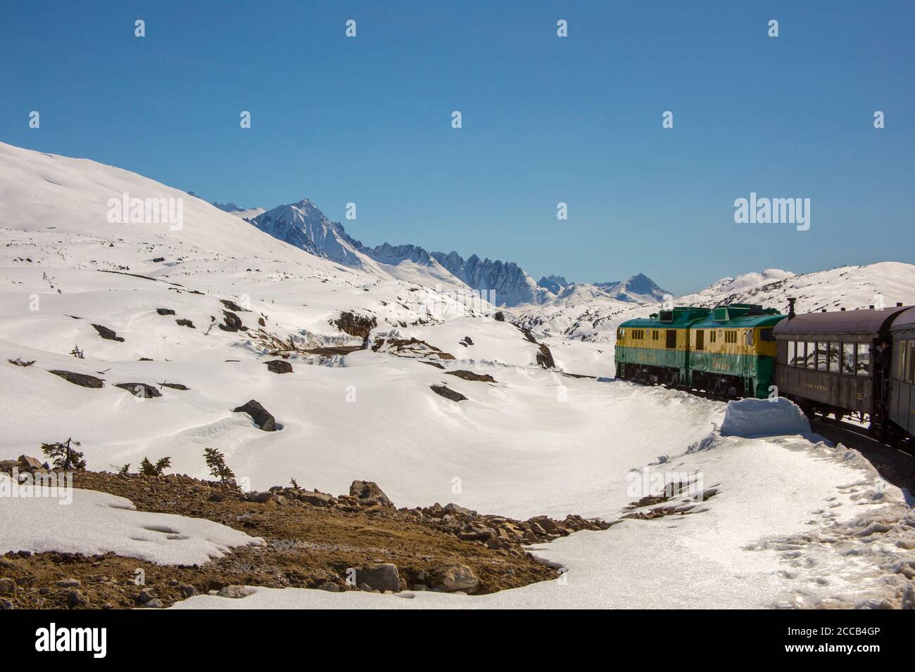 Skagway, Alaska - White Pass and Yukon Route Railroad Stock Photo - Alamy