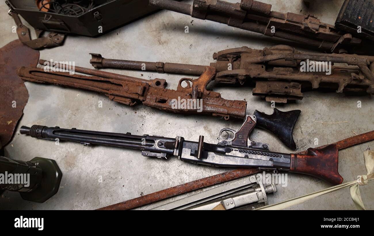 Ww2 us machine gun hi-res stock photography and images - Alamy