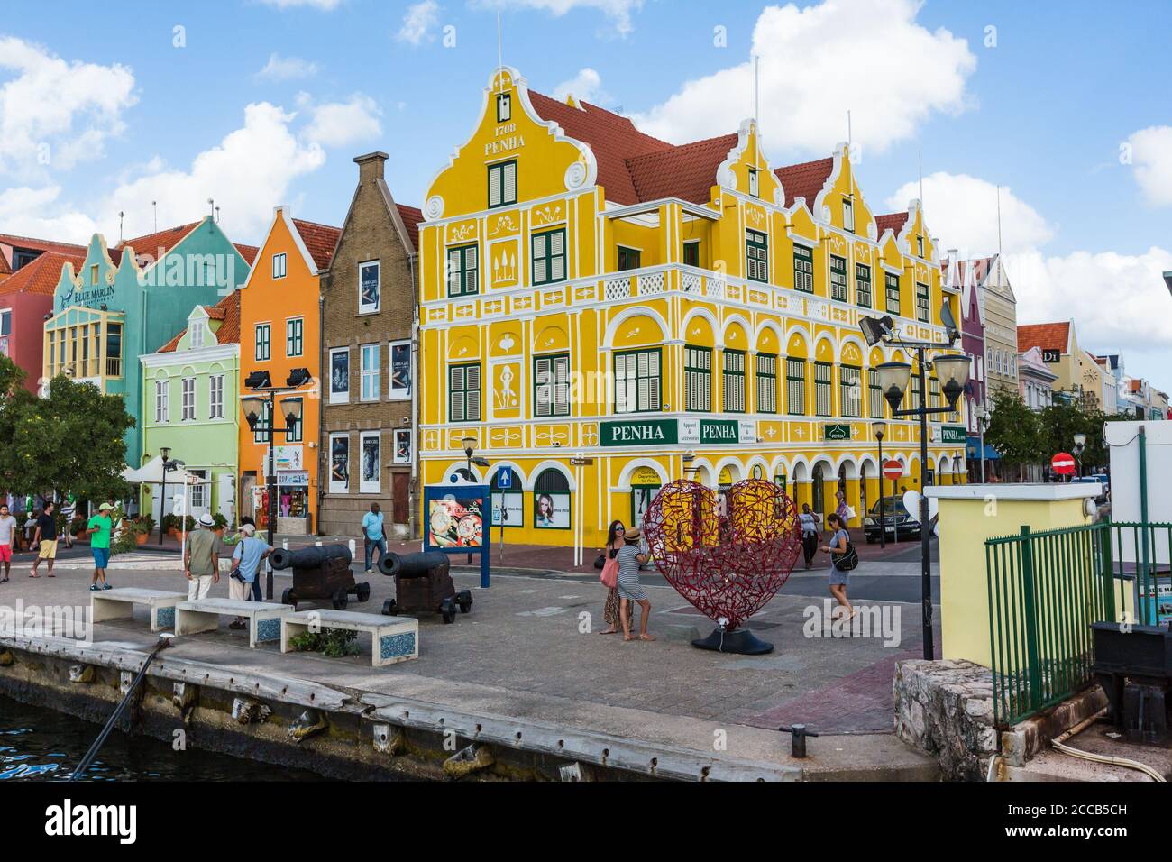 The Penha Building was built in 1708 in Dutch colonial style and is now ...