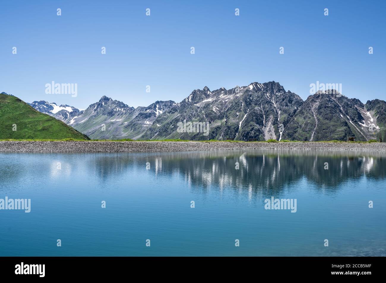 Austrian alps reflection in water hi-res stock photography and images ...