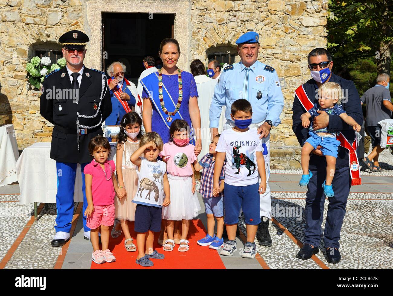 Seborga, Italy - August 20, 2020: Principality of Seborga: Enthronement ...