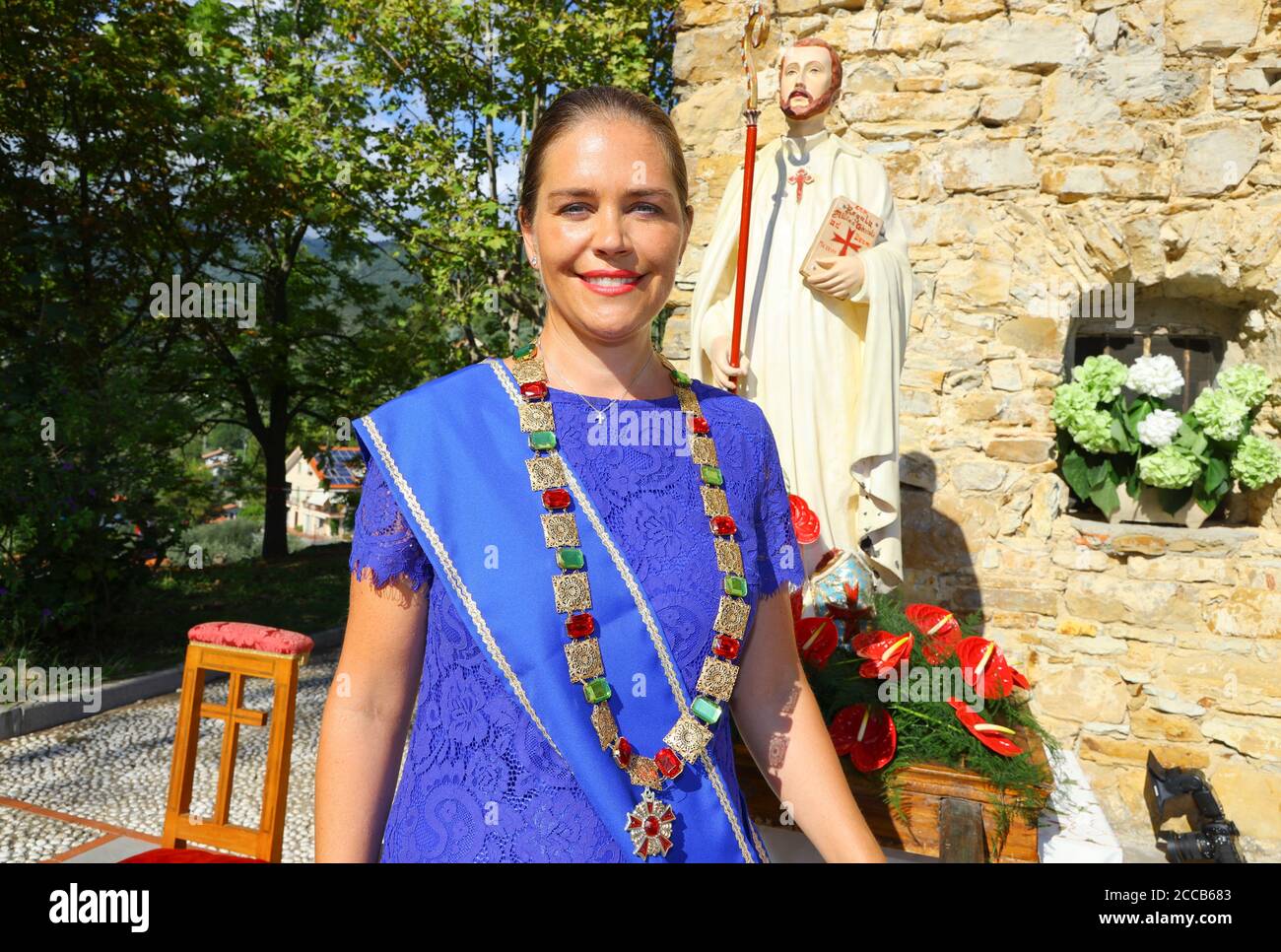 Seborga, Italy - August 20, 2020: Principality of Seborga: Enthronement ...