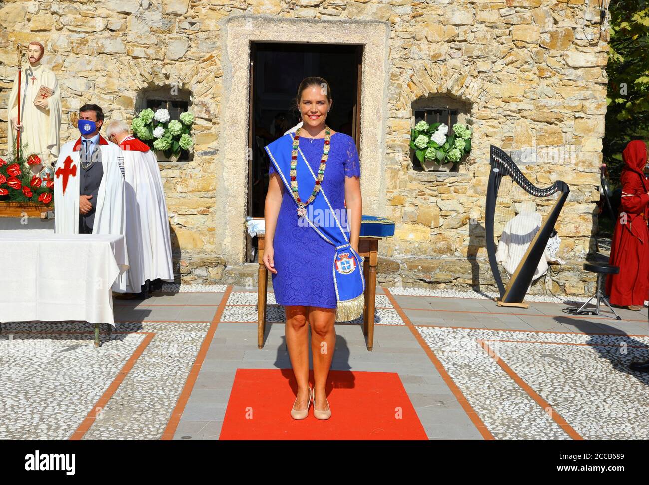 Seborga, Italy - August 20, 2020: Principality of Seborga: Enthronement ...