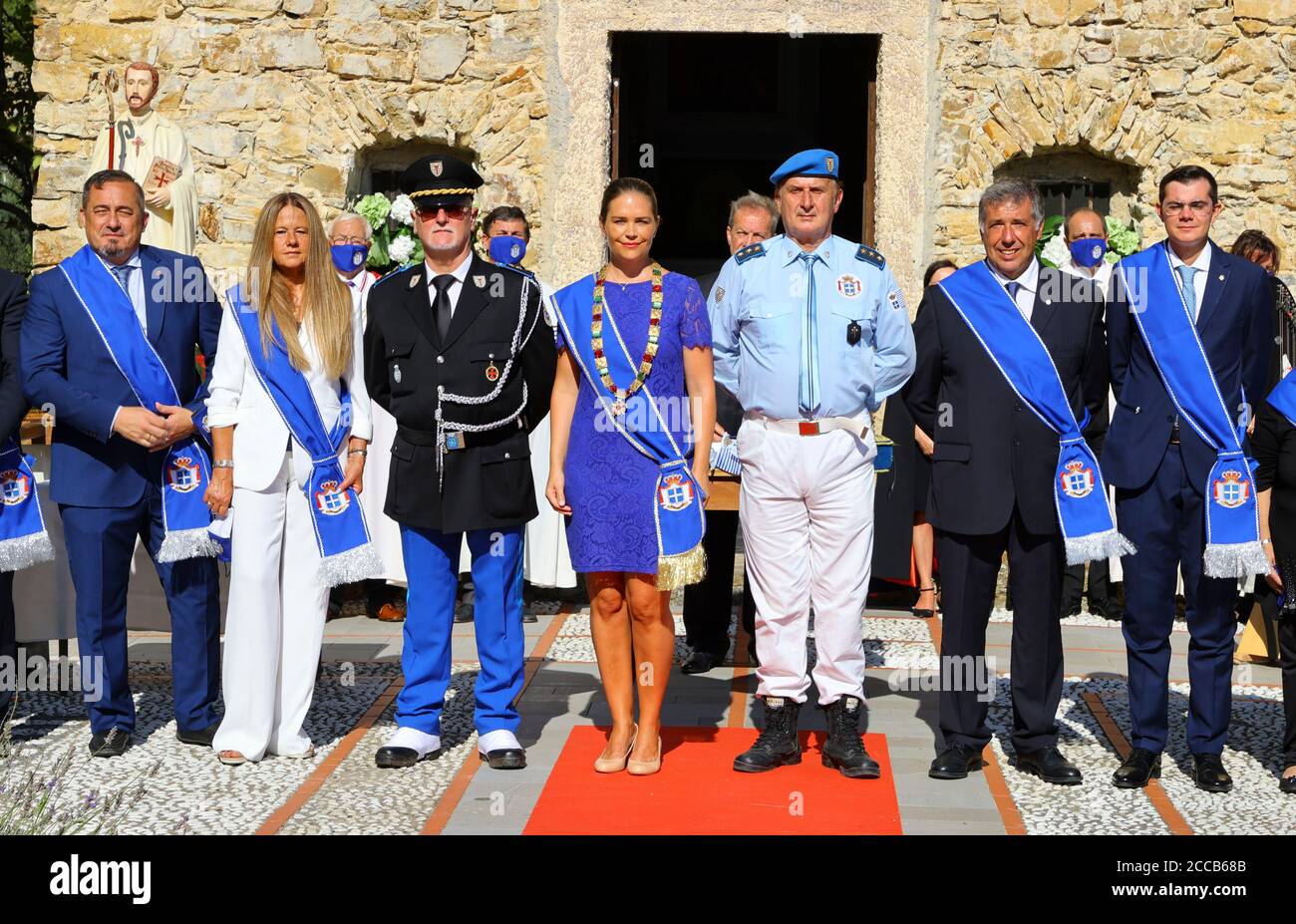 Seborga, Italy - August 20, 2020: Principality of Seborga: Enthronement ...