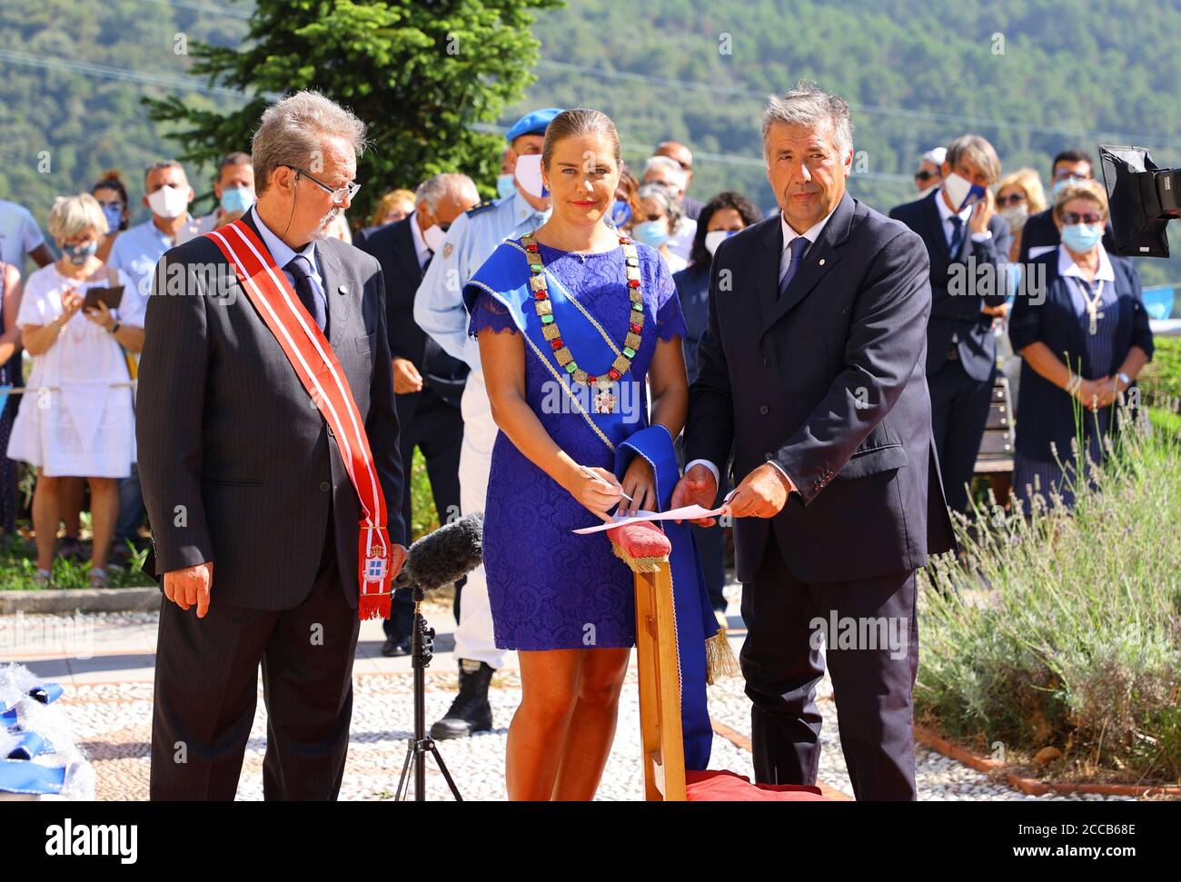 Seborga, Italy - August 20, 2020: Principality of Seborga: Enthronement ...