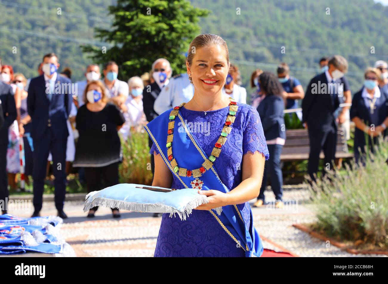 Seborga, Italy - August 20, 2020: Principality of Seborga: Enthronement ...