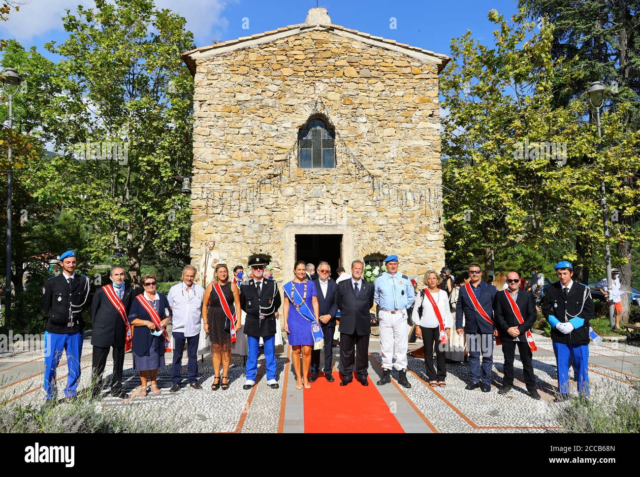 Seborga, Italy - August 20, 2020: Principality of Seborga: Enthronement ...