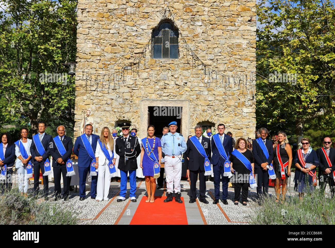 Seborga, Italy - August 20, 2020: Principality of Seborga: Enthronement ...