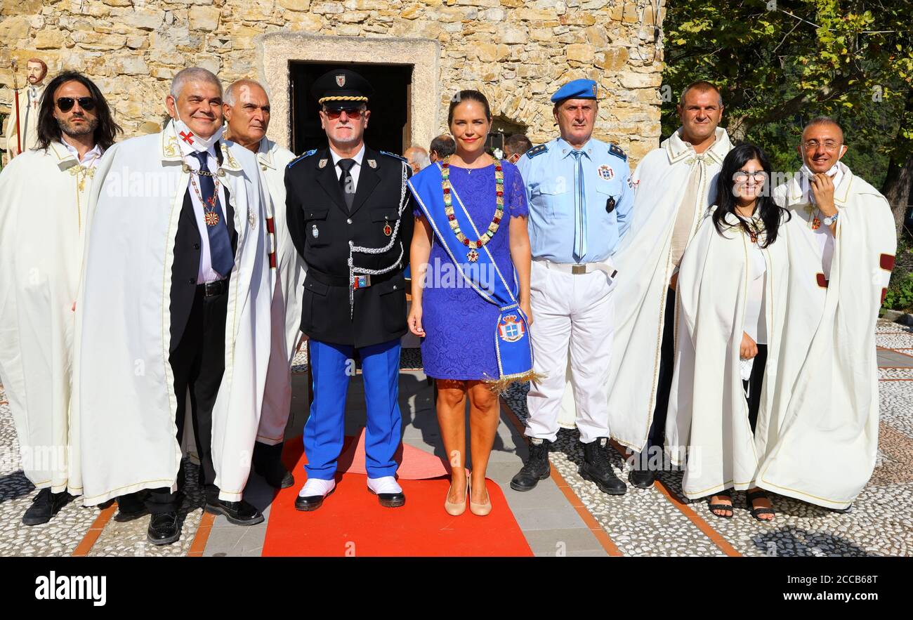 Seborga, Italy - August 20, 2020: Principality of Seborga: Enthronement ...