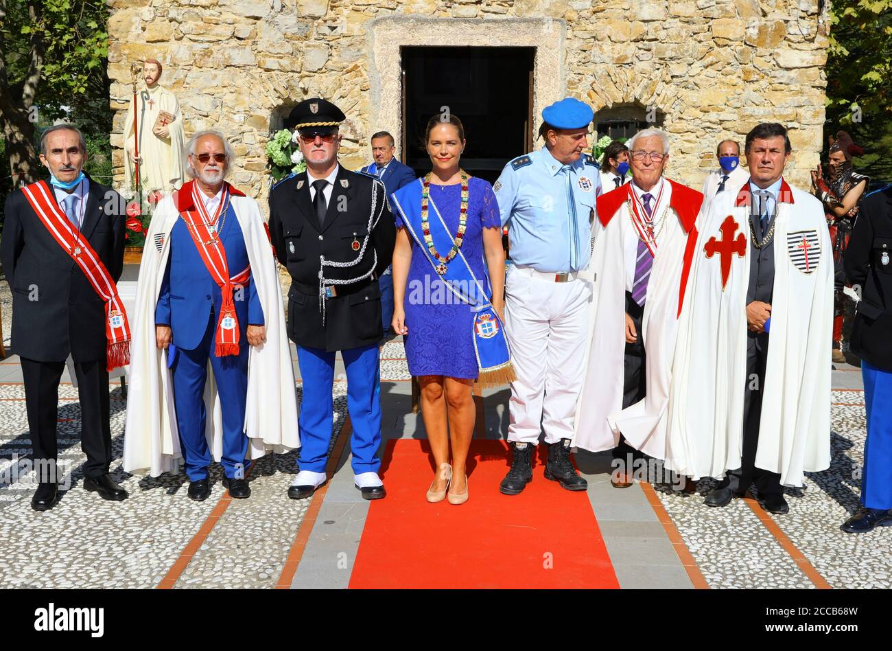 Seborga, Italy - August 20, 2020: Principality of Seborga: Enthronement ...