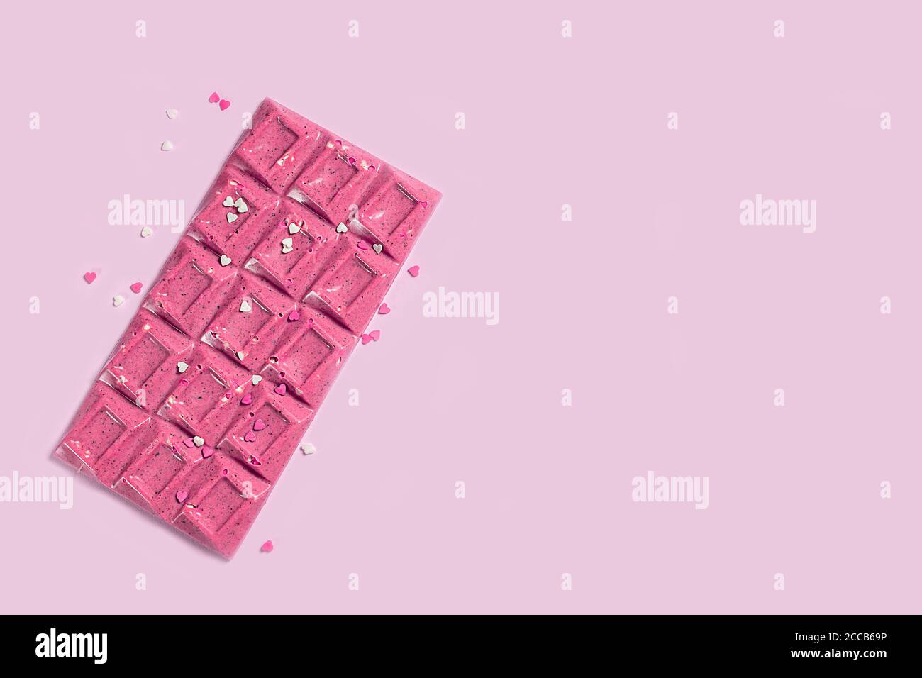 Handmade trendy pink or ruby chocolate. Made from eco natural ruby ...