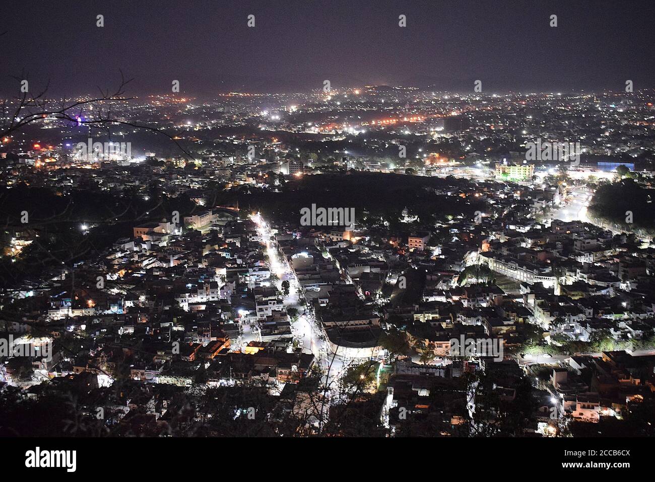 Udaipur city palace night light hi-res stock photography and images - Alamy